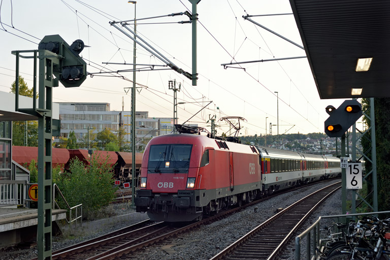 ÖBB 1116 172 in Stuttgart-Vaihingen