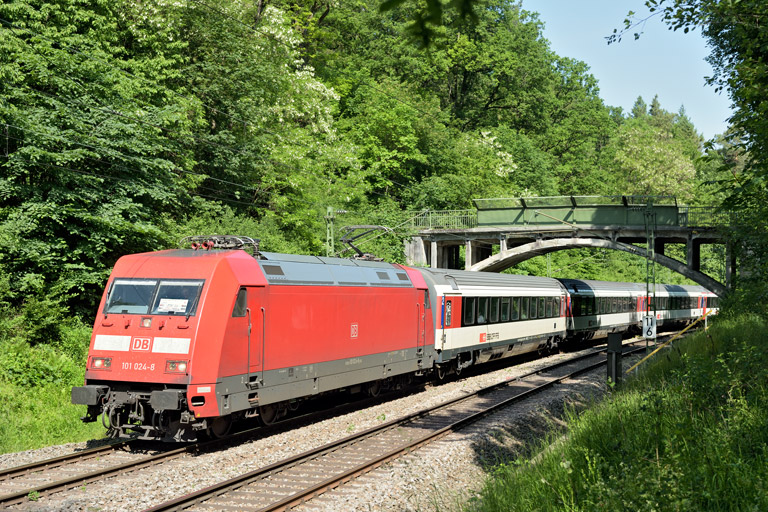 101 024 in Stuttgart-Dachswald